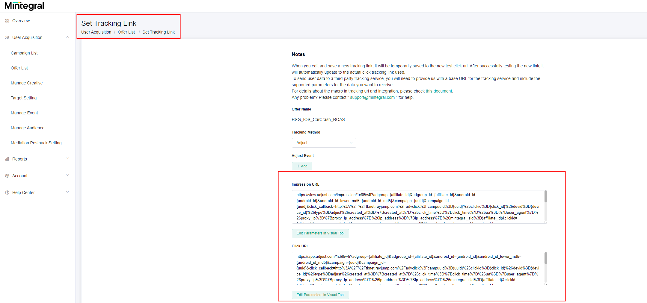 Adjust Guidance for Mintegral 2024M6 | Mintegral Docs